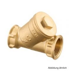 Oventrop Schmutzfänger PN25 DN10, 3/8"IG, Siebeinsatz 0.6, Ms, 1120203