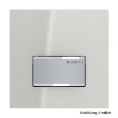 Geberit Urinalstrg. mit pneum. Spülauslösung, Typ 50 BetPl. Glas sand-grau