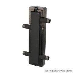 Hydraulische Weiche bis 3 m³/h - 60/50, 1" IG, inkl. Isolierung