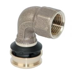 Viega Raxofix Übergangsbogen, Mod. 5314.11, Rp-Gewinde 25mmx3/4" IG, 90 ...