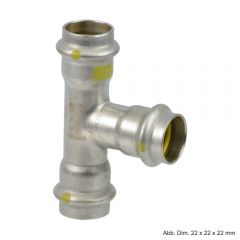 Viega Sanpress Inox-G XL T-Stück, 76,1-76,1-76,1 mm